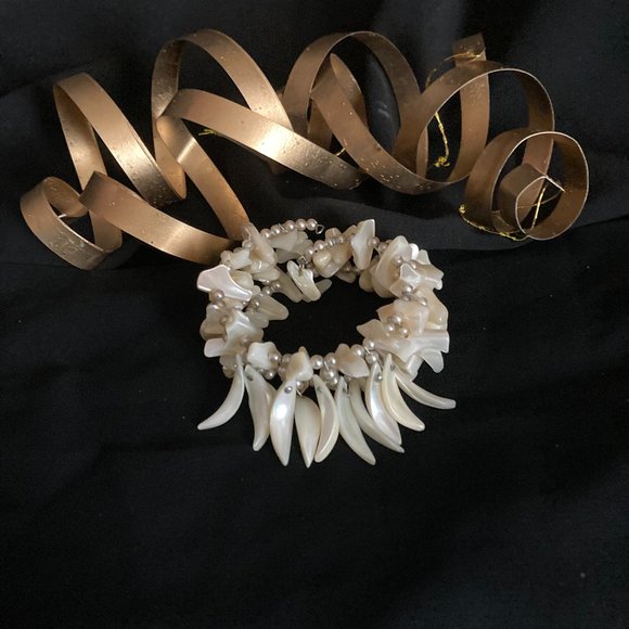 Jewelry | Vintage Shell Bracelet | Poshmark